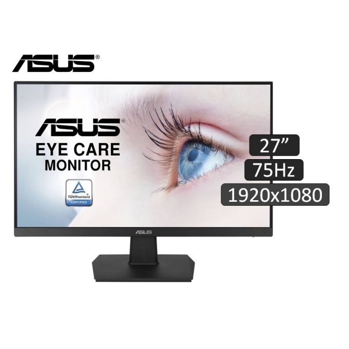 MONITOR ASUS 27 PULGADAS, PANEL IPS, VA27EHF, PUERTO HDMI , 1MS, 100HZ ...