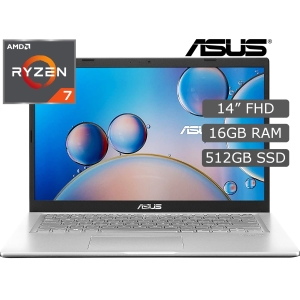 LAPTOP ASUS M415DA-EB929W 14 FHD IPS LED Backlit AMD Ryzen 7 3700U 2.3 ...