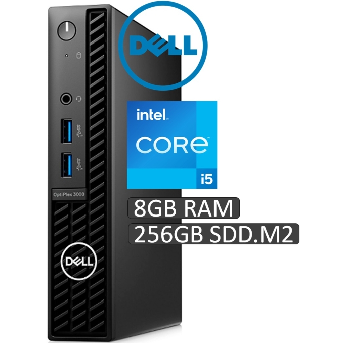CPU DELL Optiplex MFF 3000, i5-12500T 2.0/4.4GHz, Memoria 8GB RAM ...