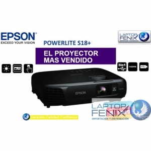 PROYECTOR EPSON POWERLITE S18+ 3000 LUMENES