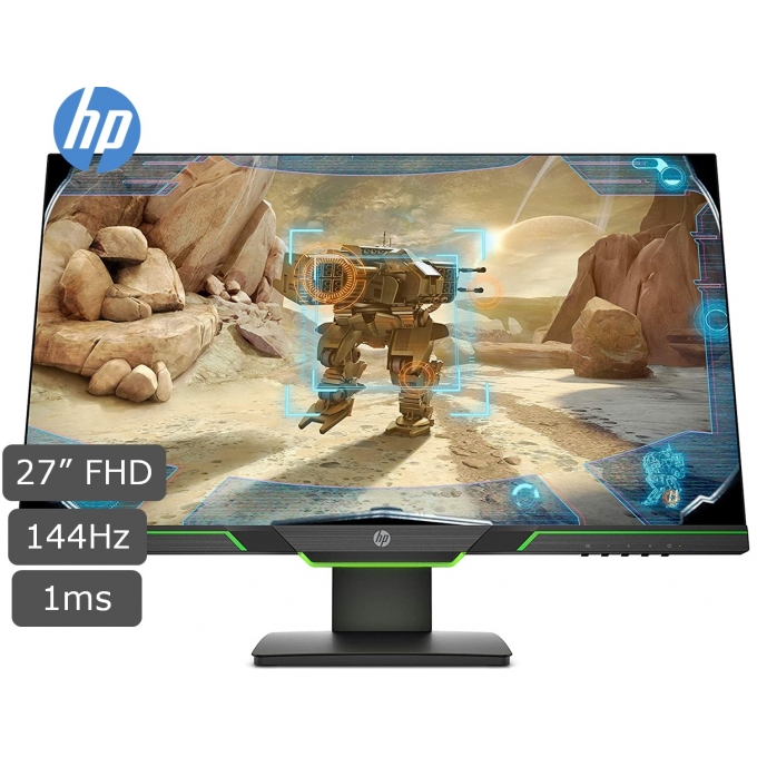 Monitor HP 27X 27? FHD 1ms - 144Hz - FreeSync - Gamer