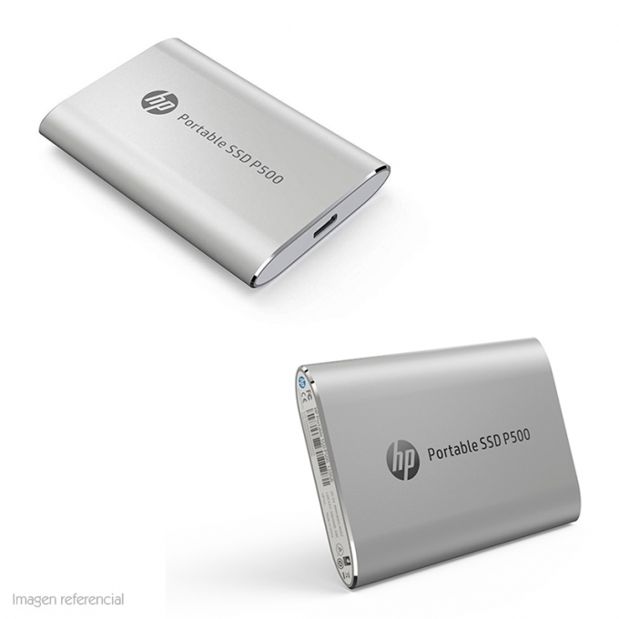 Disco Duro Externo Solido SSD HP P500 SILVER 120GB